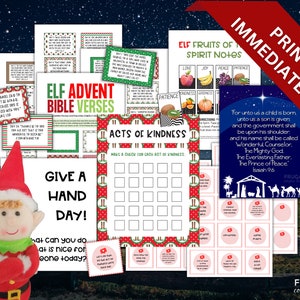 Christ-centered Elf Prop Printable Kit | Jesus-style Christian Elf ...