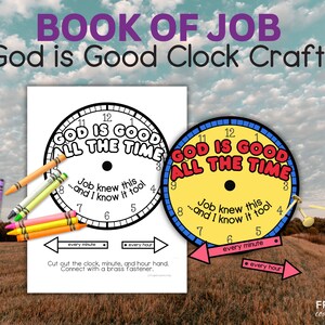 The Book of Job Craft Set Printable, Cute Bible Activities for Kids ...