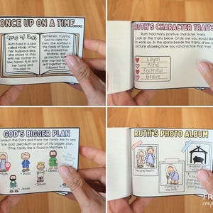 Ruth Bible Character Book Printable, Who's Who in the Bible Character ...