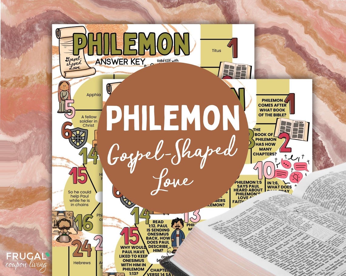 Philemon Bible Scavenger Hunt, Paul's Letters in the New Testament ...
