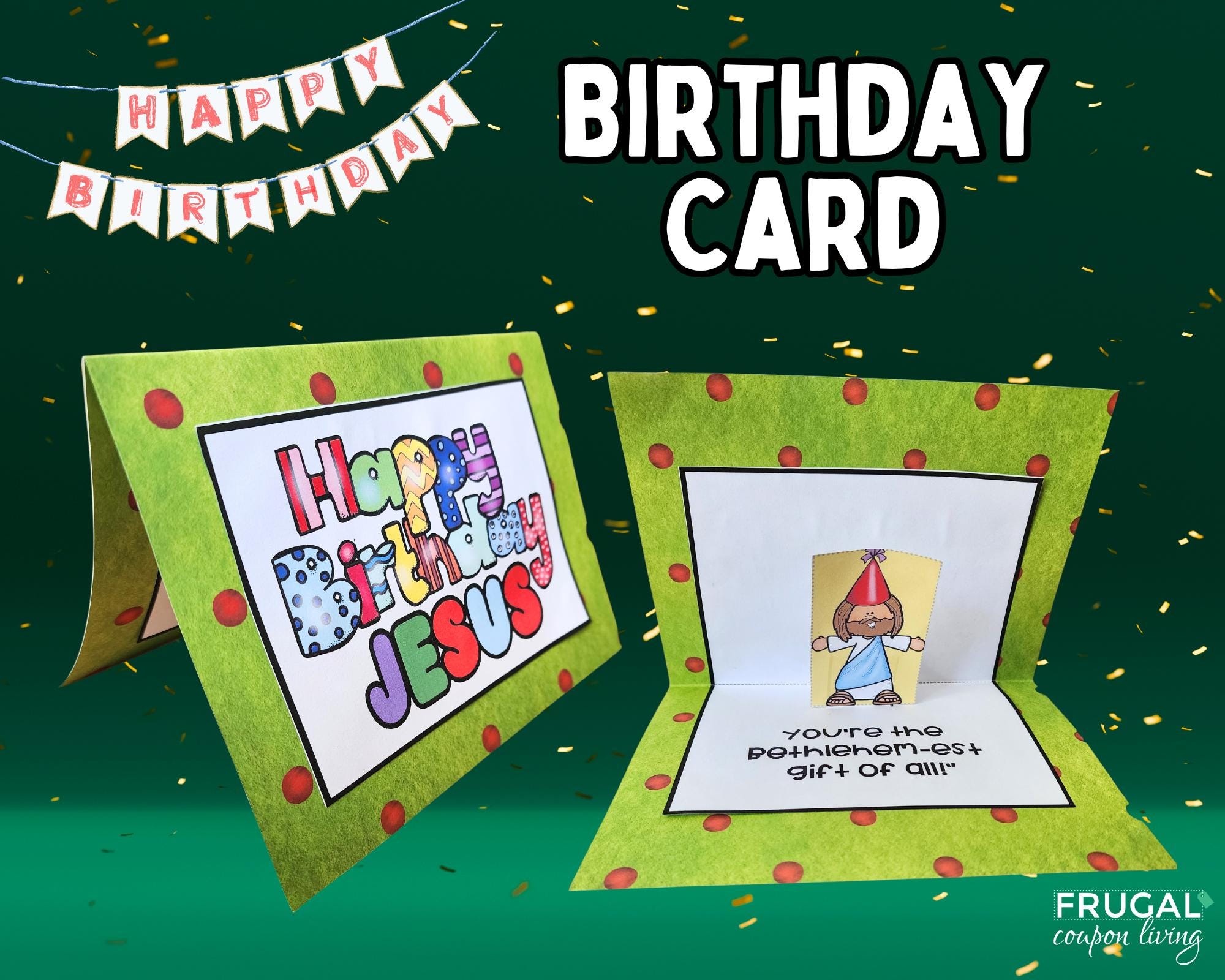 Happy Birthday Jesus Party Set, Celebrate the Reason for the Season ...