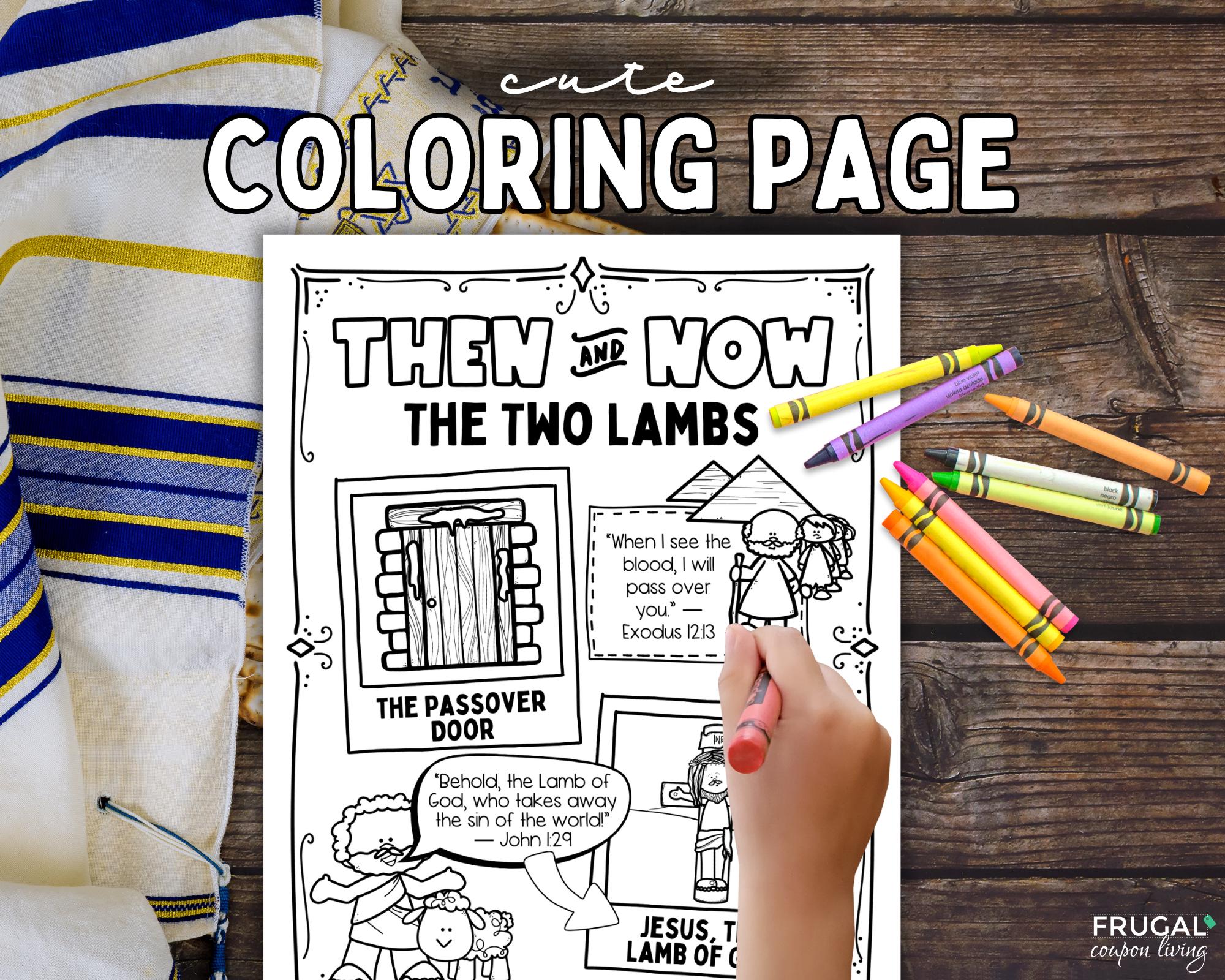Christian Passover Activity Placemat, Connect the Old & New Testament ...