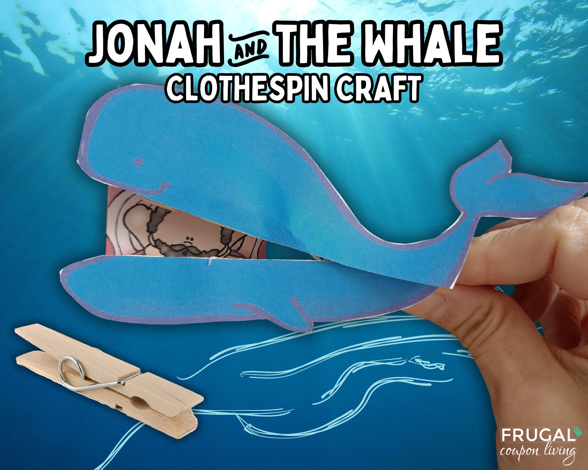 Jonah and the Whale Craft for Kids, Story of Jonah Interactive Bible ...