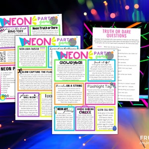 Glow in the Dark Party Ideas | 16 Neon Birthday Party Games ...