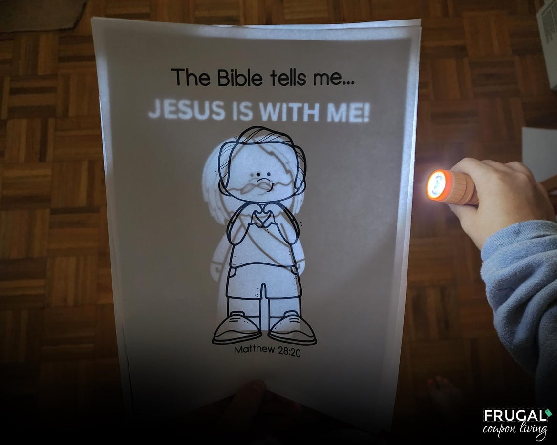 Jesus is With Me Christian Flashlight Activity, the Great Commission ...