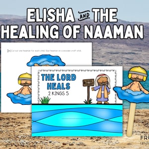 Elisha and Story of Naaman Healed of Leprosy, 2 Kings 5 Sunday School ...