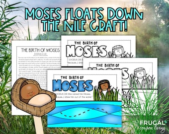 God Helps Moses Wall Decal, Moses Bible Story, Bible Story Wall Decal ...