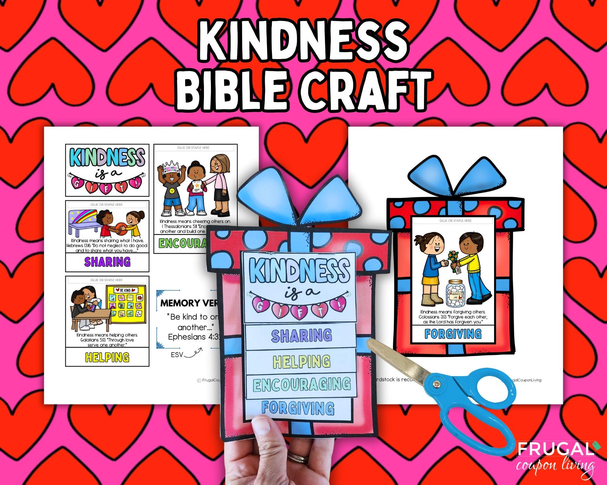 Christian Kindness is a Gift Bible Craft, "be Kind to One Another ...