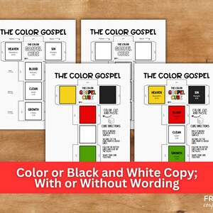 Color Gospel Message Cube for Kids, 3-D Cube Printable Message of ...