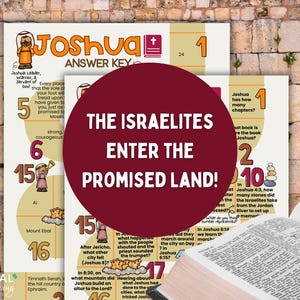 Joshua Bible Scavenger Hunt, Book of Joshua Summary Activity, Joshua ...