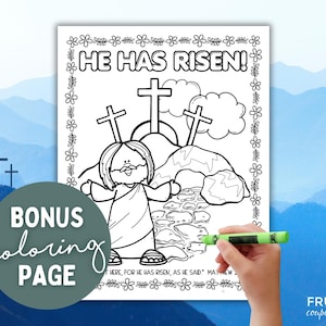 Empty Tomb Craft for Kids, Jesus Resurrection Christian Easter Craft ...