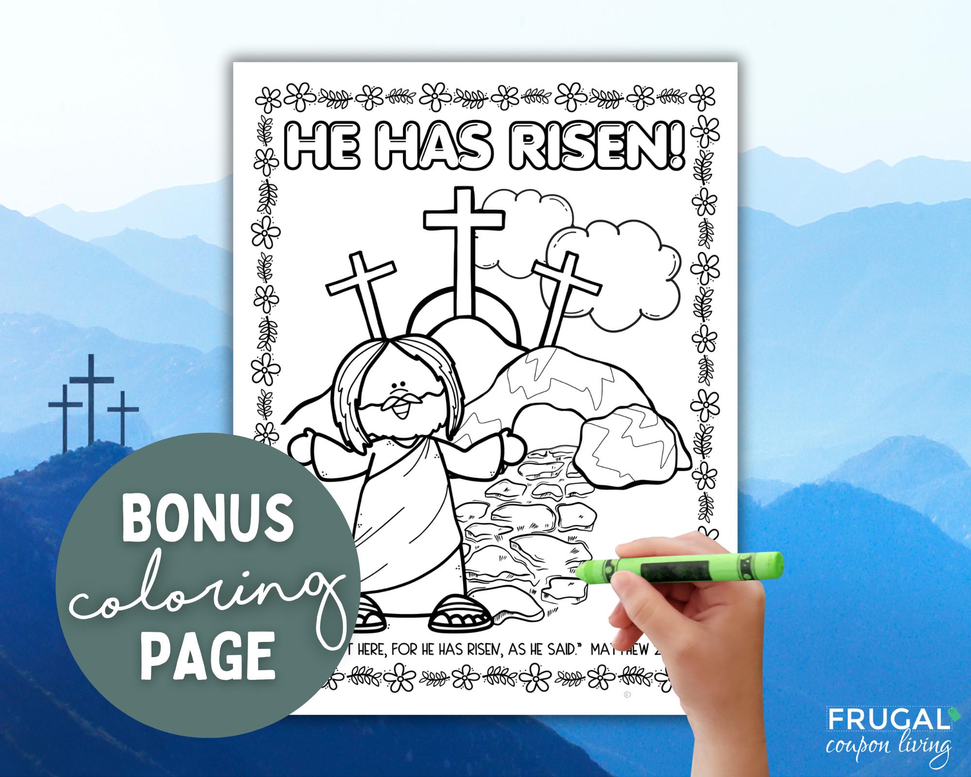 Empty Tomb Craft for Kids, Jesus Resurrection Christian Easter Craft ...