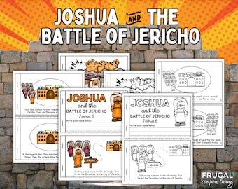 Joshua & the Battle of Jericho Sunday School Lessons Activity Bundle - Etsy