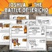 Joshua and the Battle of Jericho Mini Book, Printable Story of Joshua ...