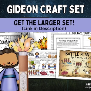 Gideon Torch Craft for Kids, DIY Paper Torch Gideon's Army of 300, 3-D ...