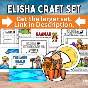 Elisha and Story of Naaman Healed of Leprosy, 2 Kings 5 Sunday School ...
