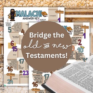 The Book of Malachi Activity, Printable Malachi Bible Scavenger Hunt ...