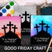 Good Friday Craft Printable, Kids' Lent Activity Watercolor Print 3 ...