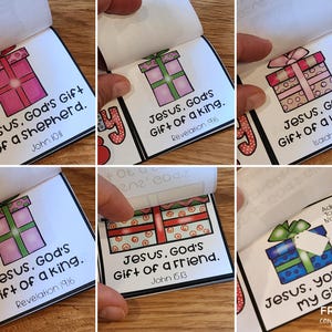 Happy Birthday Jesus Craft for Kids, Jesus is Our Gift Flip Book, Birth ...