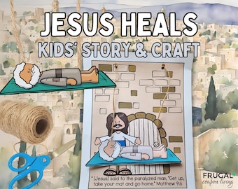 Jesus Heals the Paralytic Craft (SOLD INDIVIDUALLY) - Etsy