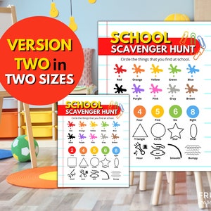 Classroom Scavenger Hunt | Back to School Scavenger Hunt Printable ...