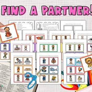 Bible Partner Pairing Cards, Find a Partner Christian Classroom ...