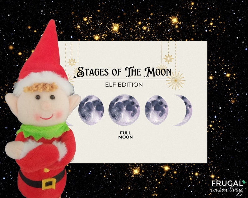 Elf Stages of the Moon Printable Full Moon Elf Edition - Etsy Canada