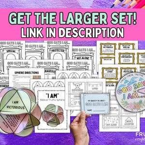 Identity in Christ Coloring Wheel for Kids, Teaching Biblical Truths ...