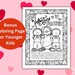 Valentine's Day Prayer Kids Coloring Wheel Printable, Christian ...