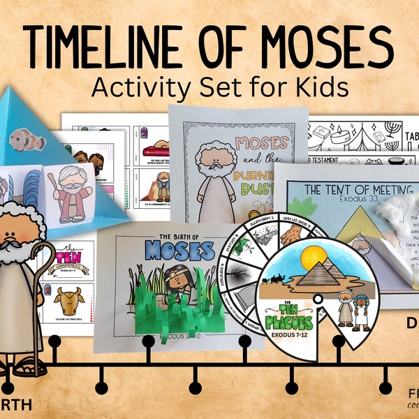 The Life of Moses - Etsy