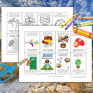 Sermon on the Mount Mini Book for Kids, Miniature Bible Matthew 5-7 ...