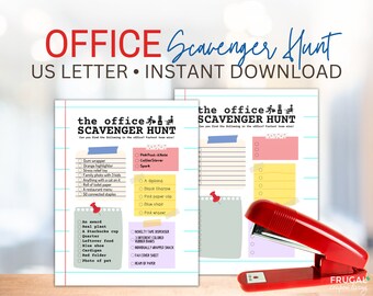 Scavenger Hunt for Office, Staff Appreciation, Team Building Game ...