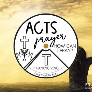 Acts Model Prayer Coloring Wheel & Worksheet, Teaching Acts Prayer ...