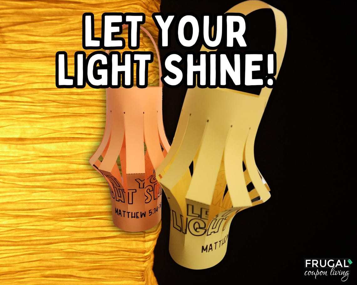 Let Your Light Shine Lantern Craft, VBS Illumination Light of the World ...