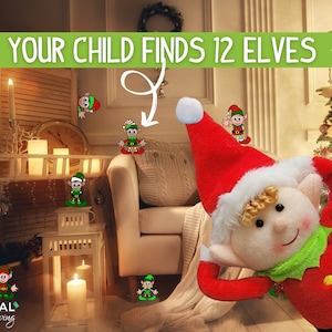 Christmas Elf Scavenger Hunt | Find the Hidden Elf Christmas Treasure ...