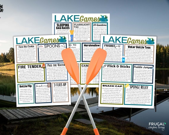 Fun Lake Games 19 Best Lake House Games & Activities - Etsy