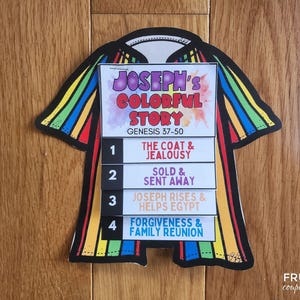 Joseph's Coat of Many Colors Story Book, Joseph and His Brothers Bible ...