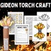 Gideon Torch Craft for Kids, DIY Paper Torch Gideon's Army of 300, 3-D Torch Printable for ...