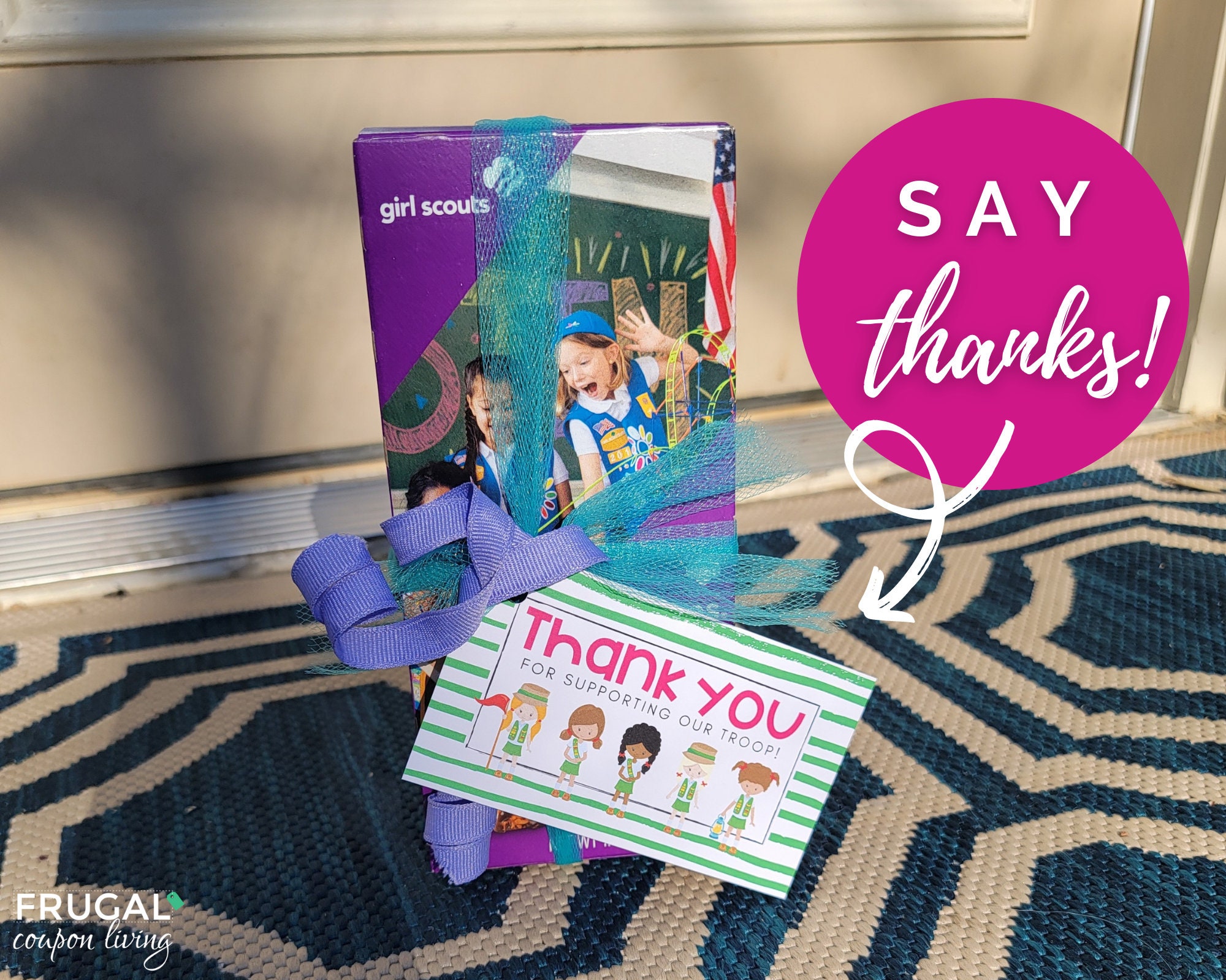 Girl Scout Thank You Tags | Four Girl Scout Thank You Cards Printable ...