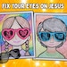 Fix Your Eyes on Jesus Sunglasses Craft, Turn Your Eyes Upon Jesus ...