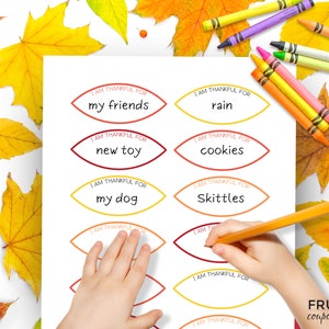 Gratitude Tree Activity for Kids | I Am Thankful For... Thankful Tree ...
