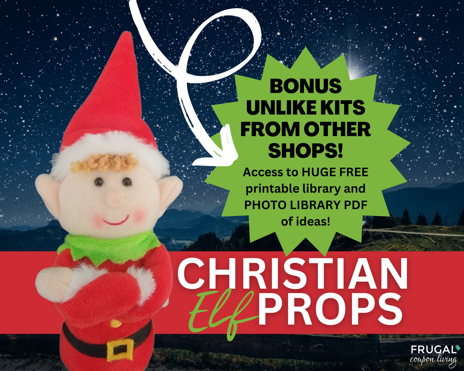 Christ-centered Elf Prop Printable Kit | Jesus-style Christian Elf ...