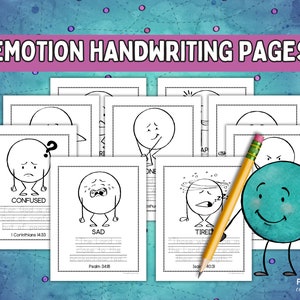 Biblical Emotions Wheel-printable, Mindfulness With Christ Feelings ...