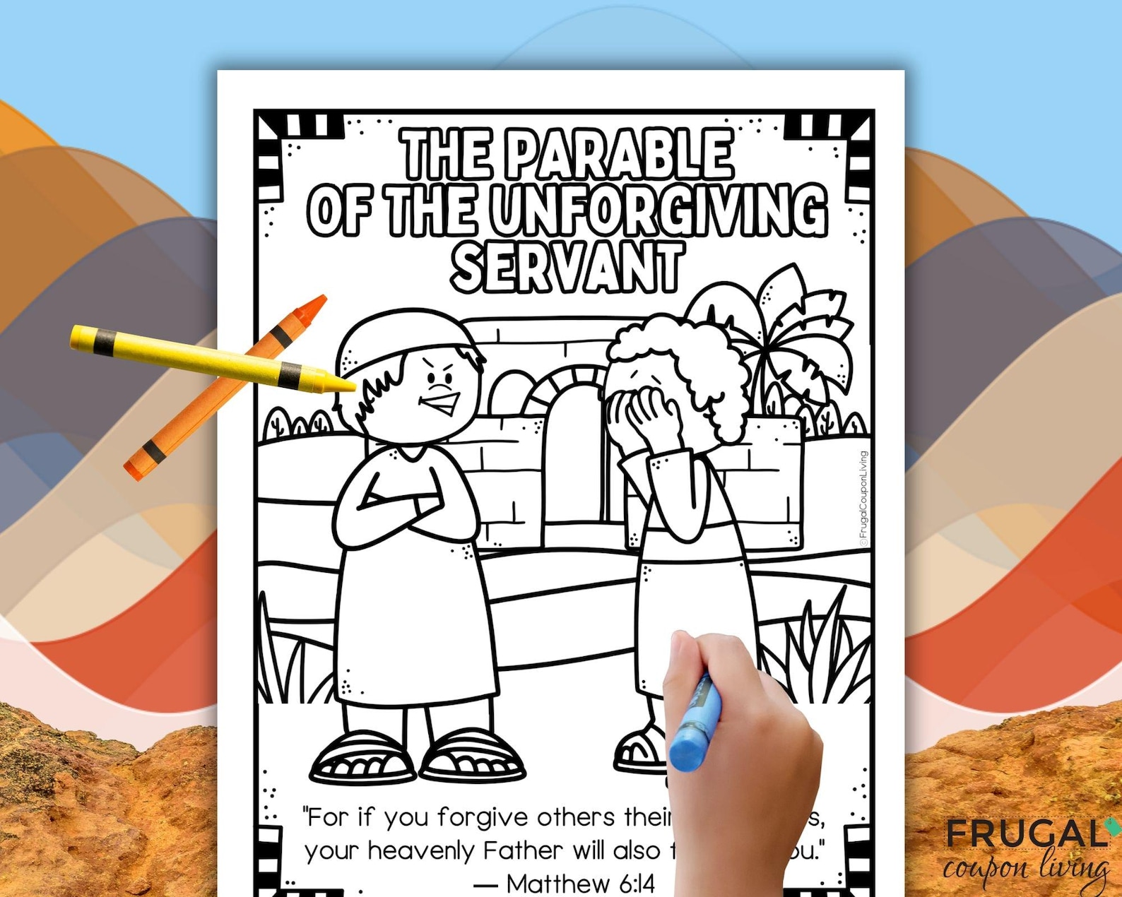 The Parable of the Unforgiving Servant Craft Set for Kids, Parables of ...