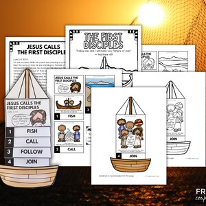Fisher of Men Craft, Come Follow Me Disciple of Jesus, Luke 5:1-11 ...