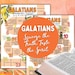 Galatians Bible Scavenger Hunt Printable, Book of Galatians Bible Study ...