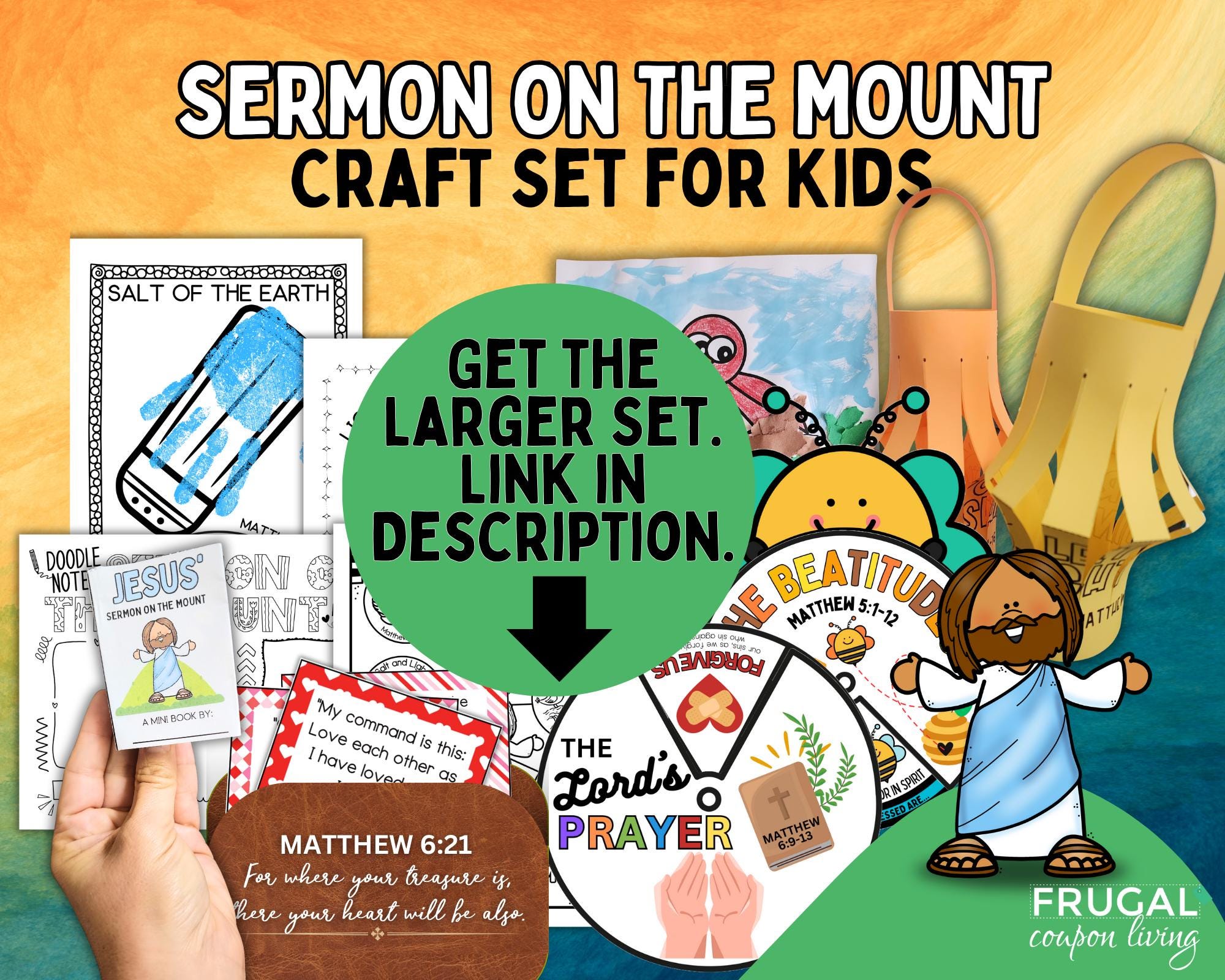 Look at the Birds Printable Bird Craft, Sermon on the Mount Matthew 6: ...
