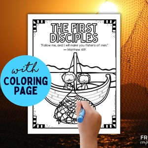 Fisher of Men Craft, Come Follow Me Disciple of Jesus, Luke 5:1-11 ...