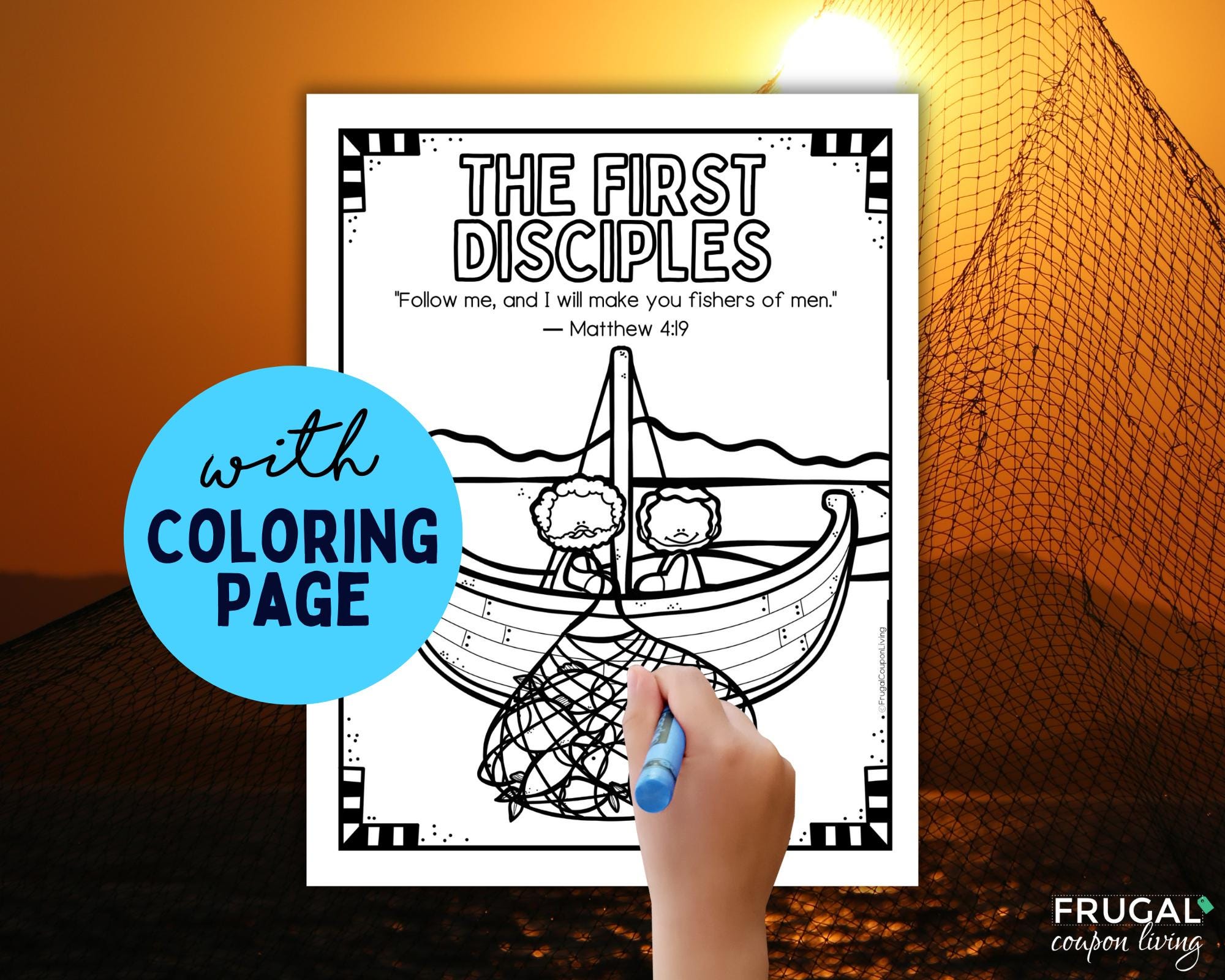 Fisher of Men Craft, Come Follow Me Disciple of Jesus, Luke 5:1-11 ...