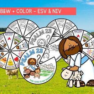Psalm 23 Printable Craft for Kids | the Lord is My Shepherd Sunday ...